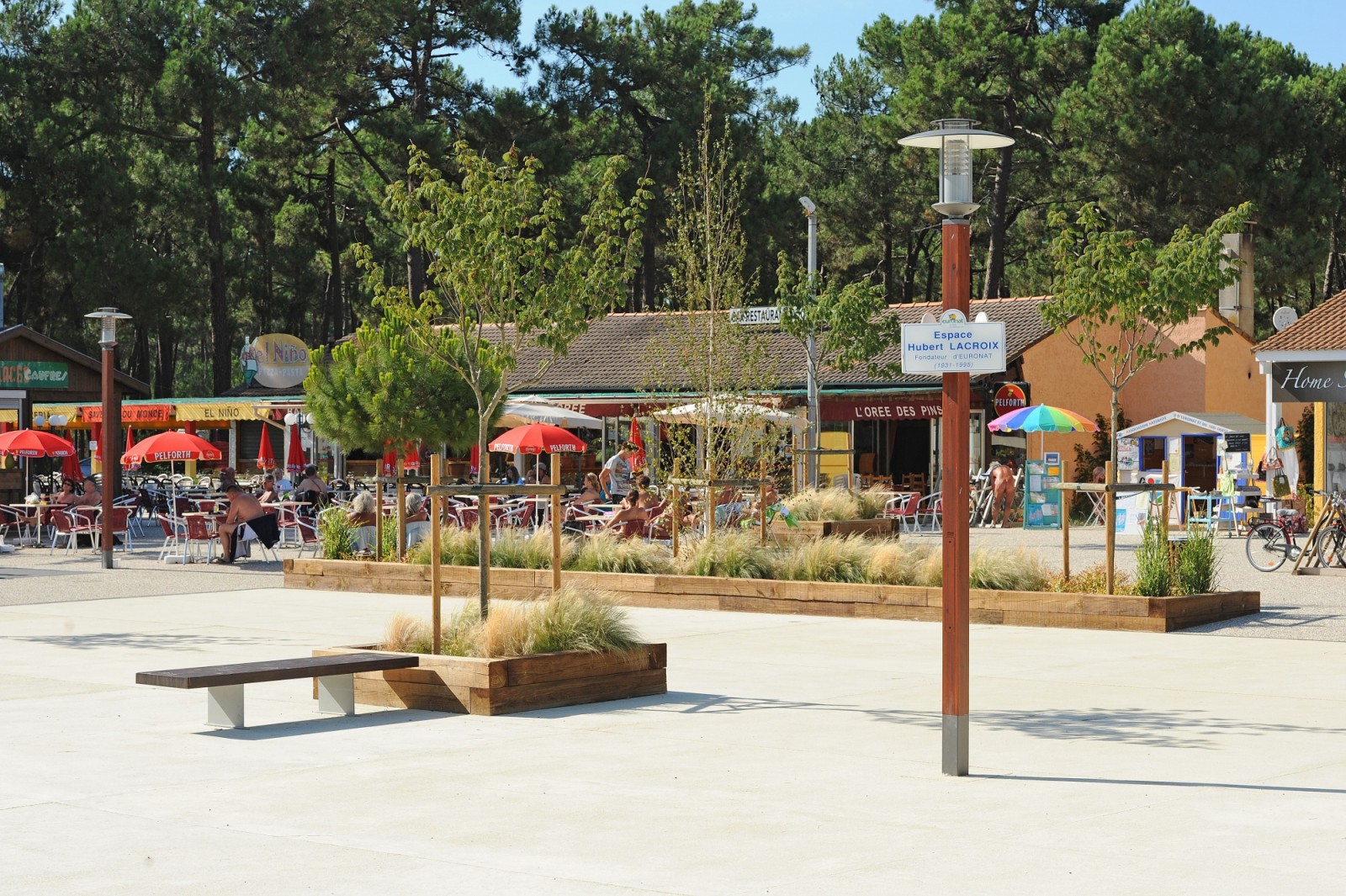 Winkels van Euronat - Euronat de naturisten dorp in Frankrijk