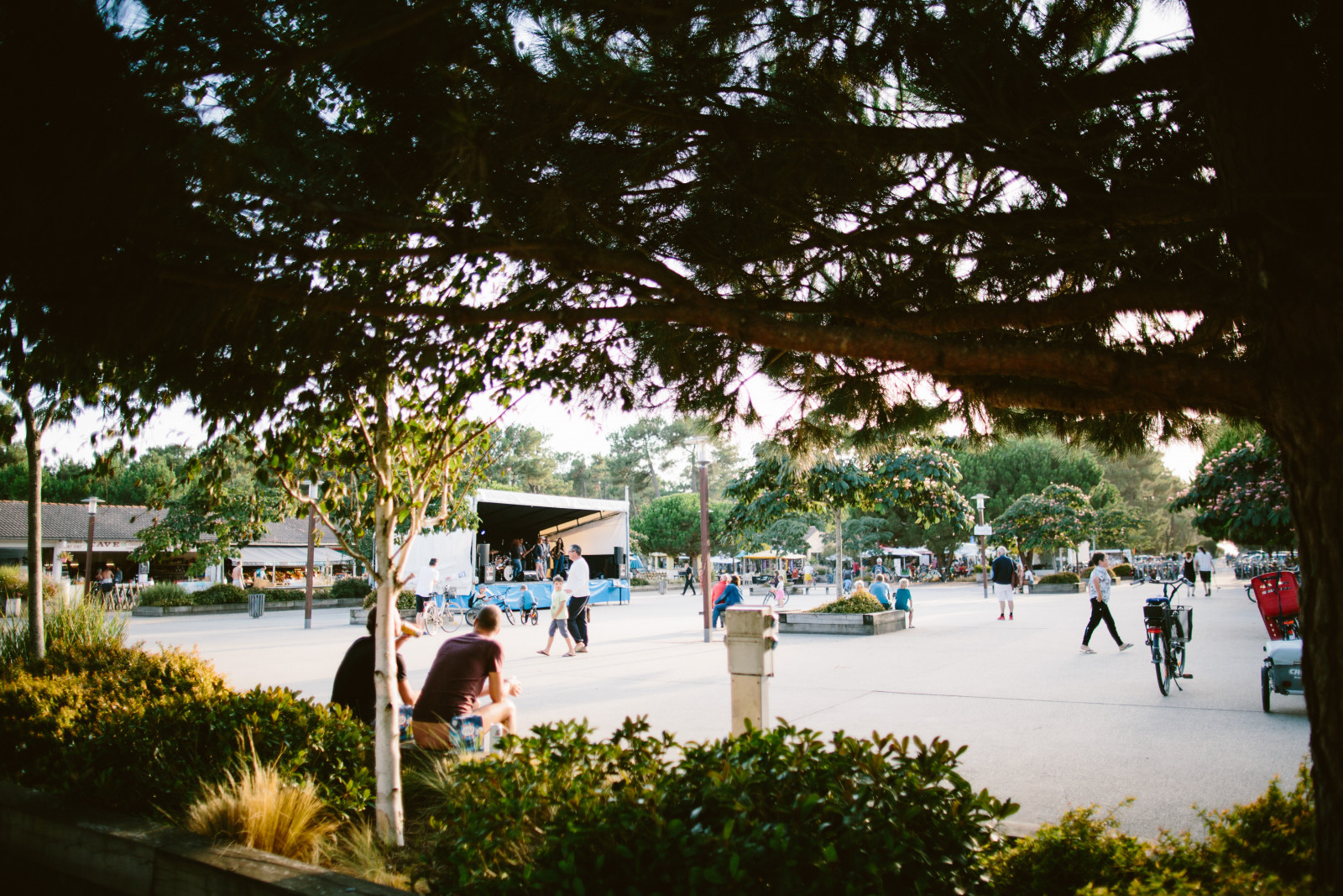 L'espace commercial d'Euronat - village naturiste Euronat