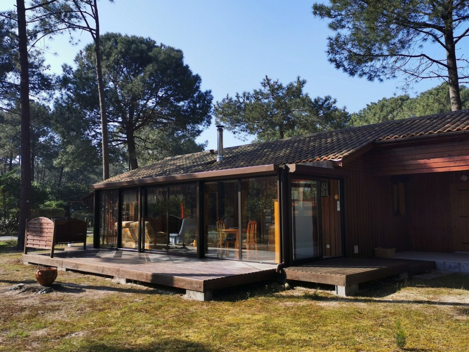 For sale in the naturist resort on Euronat